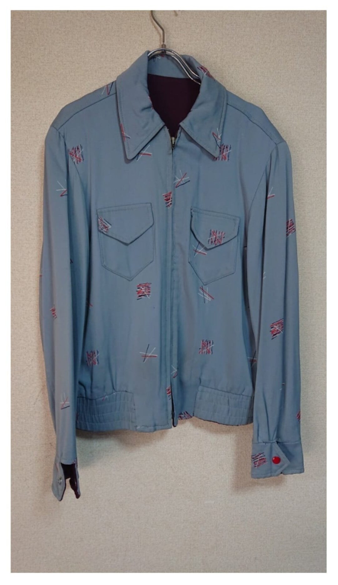 1950's Reversible Gabardine Jacket Cross Hatch Pattern - Etsy