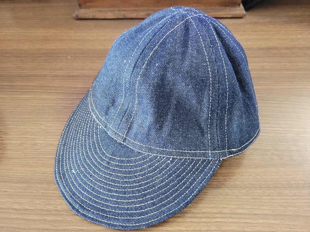Custom Made A3 Style Cap in Denim - Etsy