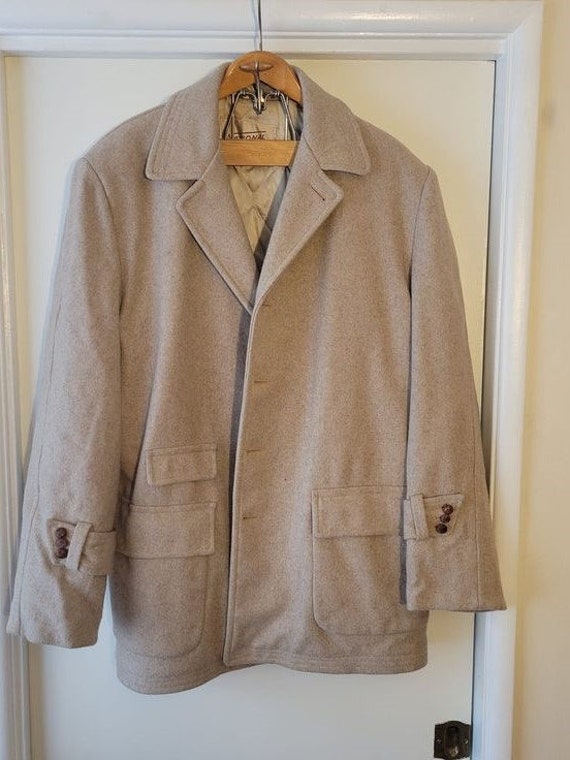 1950s Car Coat - National Shirt Shops label- size 44,… - Gem