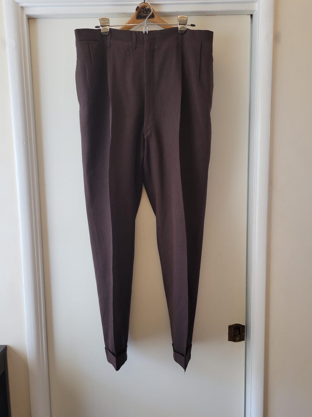 1950s Slacks Bigger Size, Great Color and Pattern - Etsy