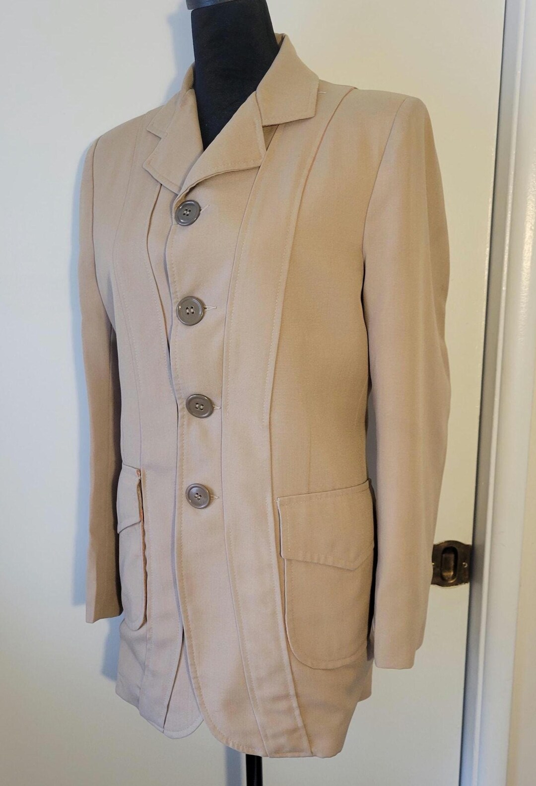 Women's Norfolk Style Safari Jacket: Tropical Worsted Wool - Etsy