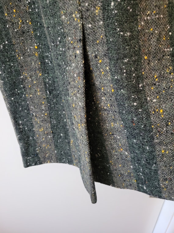 Early 1960s Skirt- Bold Colors and Fleck Pattern! - Gem