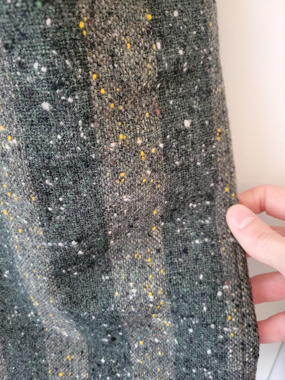 Early 1960s Skirt- Bold Colors and Fleck Pattern! - Gem