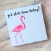 Cute Sticky Notes Flamingo Sticky Notes Funny Sticky Notes Cute Notepad ...