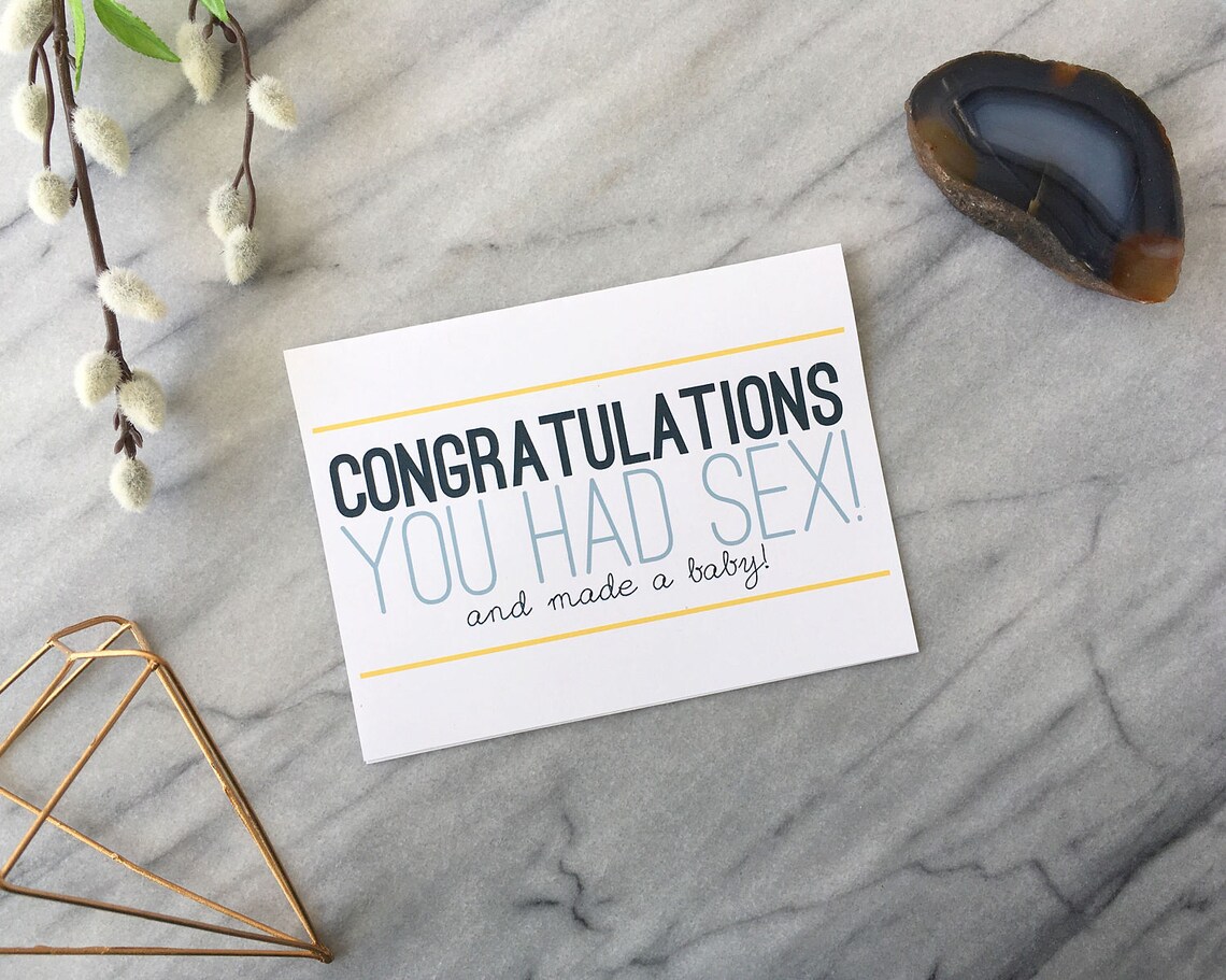 Funny Baby Card Funny Congratulations Card Baby Shower Gift - Etsy