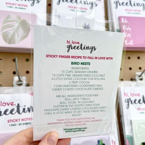 Cute Sticky Notes, Motivational Quote Notepad, Pink Notepad, Cute ...