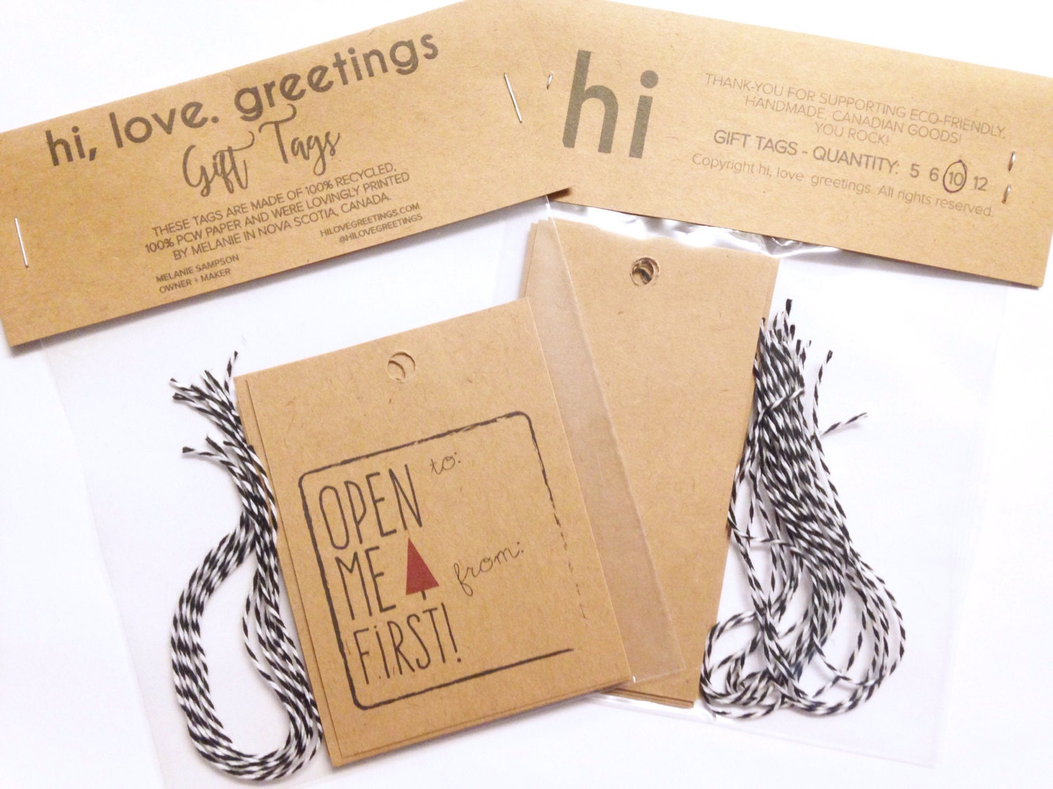 Christmas Gift Tag Set Holiday Gift Tag Kraft Gift Tag Birthday Gift ...