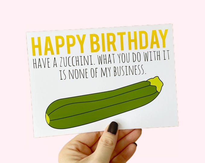 Naughty Birthday Card, Carrot Birthday Card - Etsy