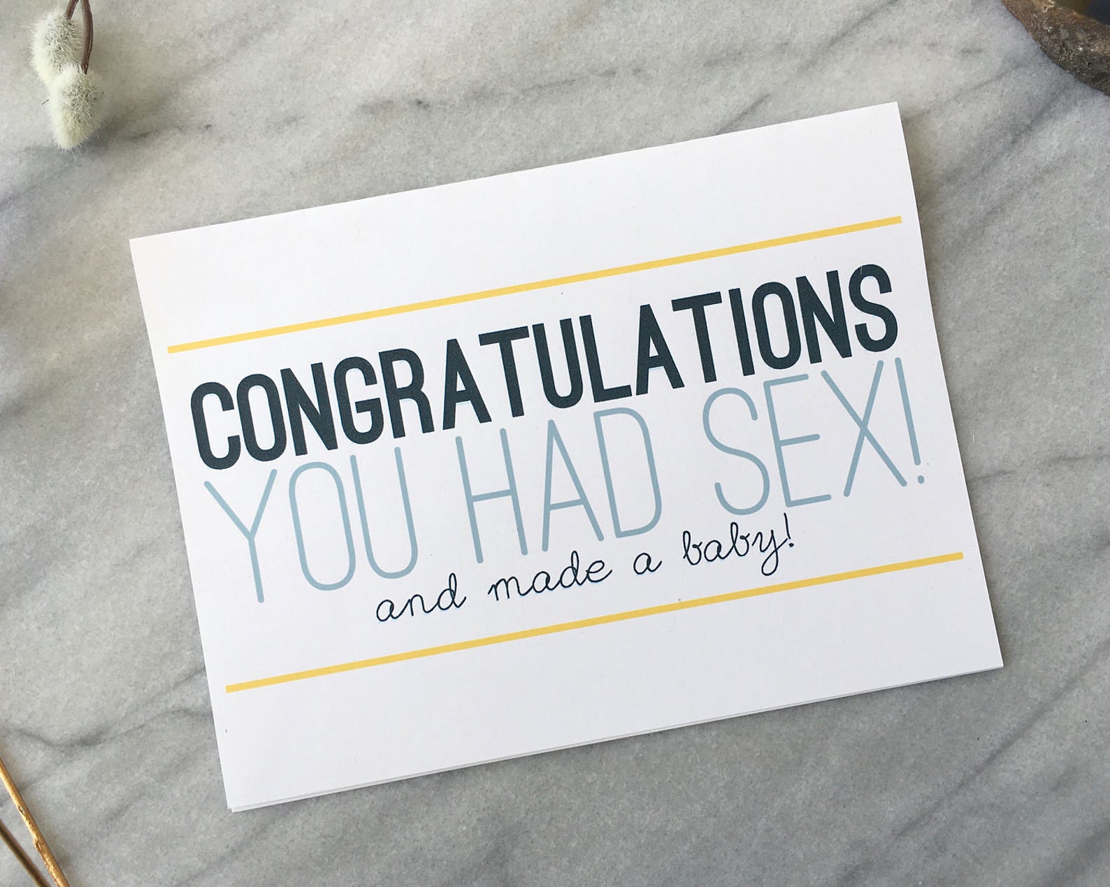 Funny Baby Card Funny Congratulations Card Baby Shower Gift - Etsy