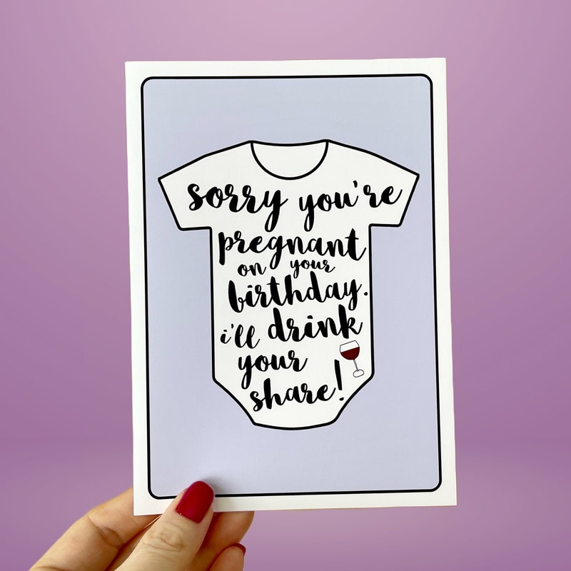 Pregnant Card - Etsy
