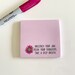 Cute Sticky Notes, Motivational Quote Notepad, Pink Notepad, Cute ...