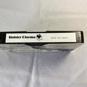 Sinister Cinema VHS Classic Thriller "herod the Great" Crime Mystery ...