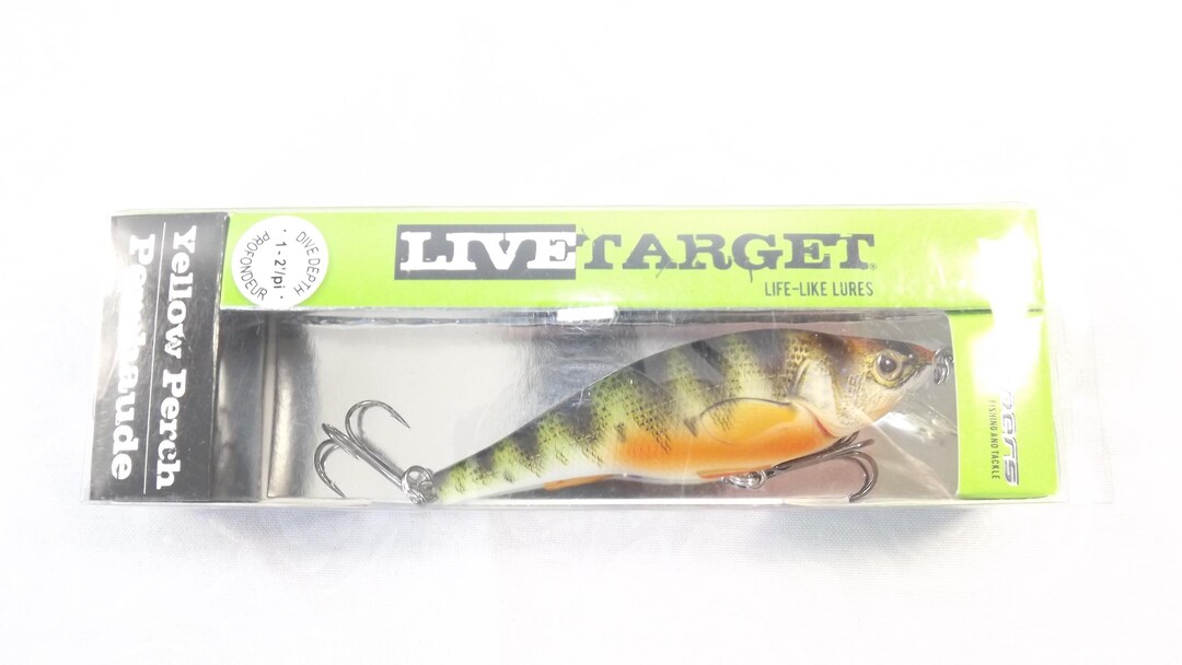 LIVETARGET Life-like Fish Lure, Yellow Perch NOS - Etsy