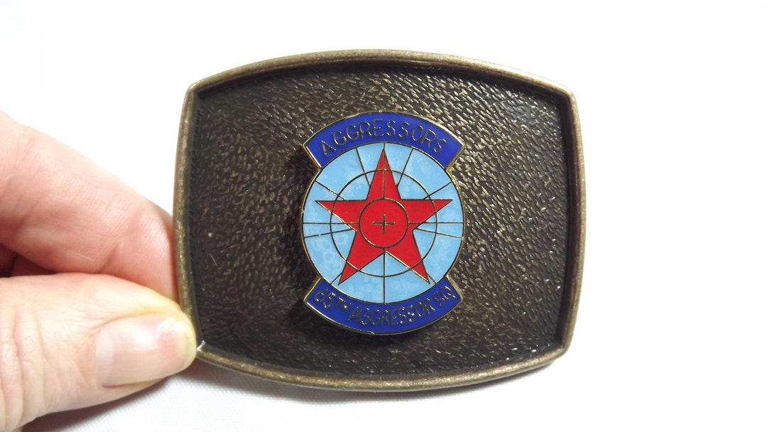 Aggressors Belt Buckle, 65th Aggressor Squad, Air Force Buckle - Etsy