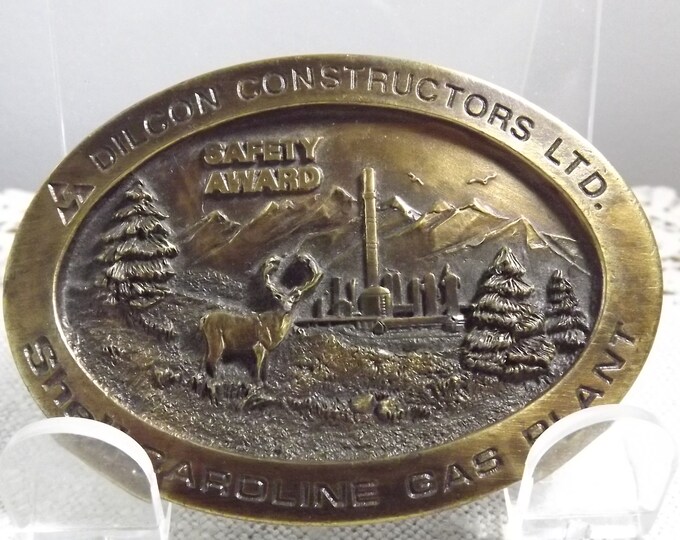 Dilcon Constructors Ltd. Belt Buckle Shell Gas Industry - Etsy
