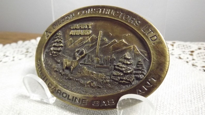 Dilcon Constructors Ltd. Belt Buckle Shell Gas Industry | Etsy