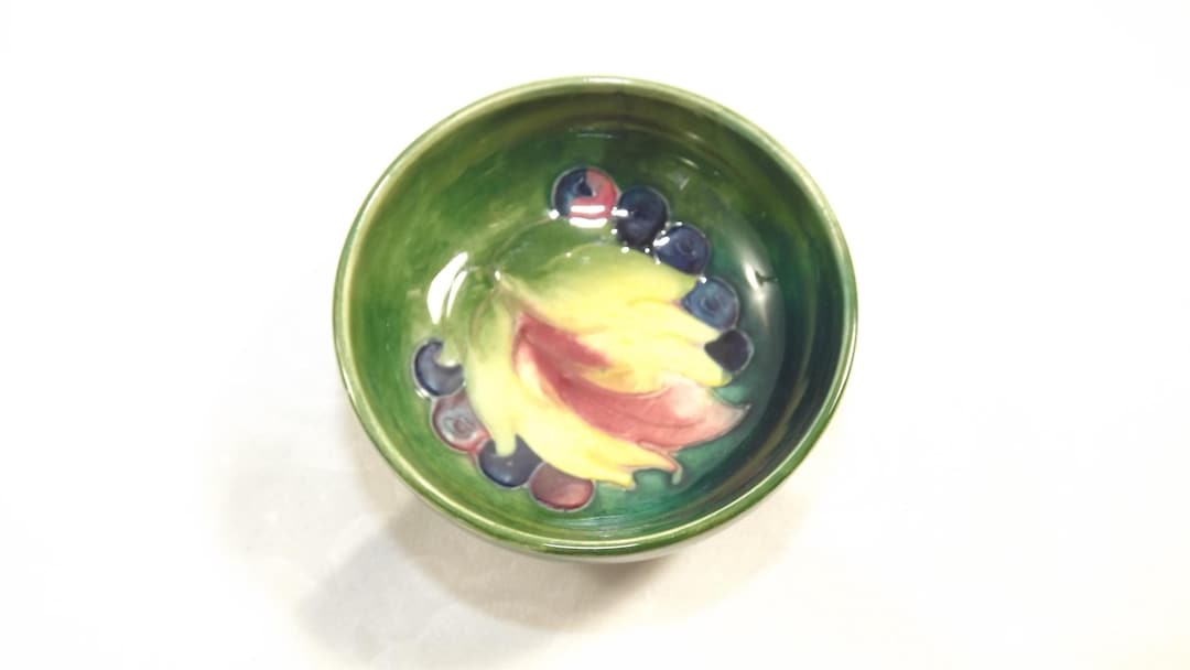 Vintage Moorcroft Pottery Floral Pin Dish - Etsy