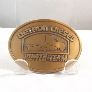Detroit Diesel Power Team Semi Truck Belt Buckle - Etsy