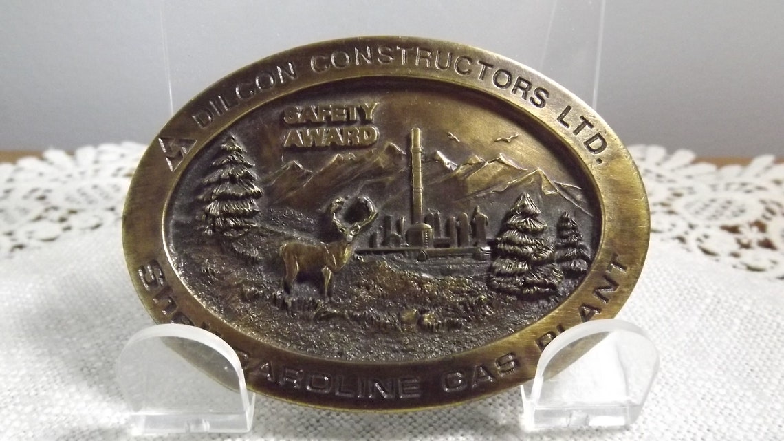 Dilcon Constructors Ltd. Belt Buckle Shell Gas Industry - Etsy