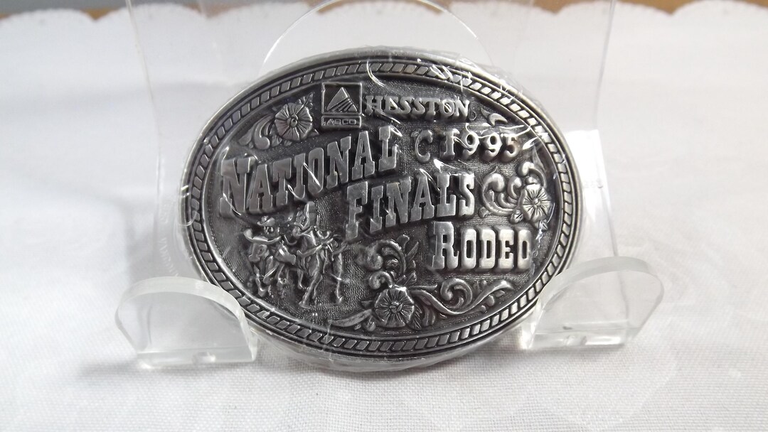 National Finals Rodeo Child's Buckle 1995 Hesston Commemorative Series ...