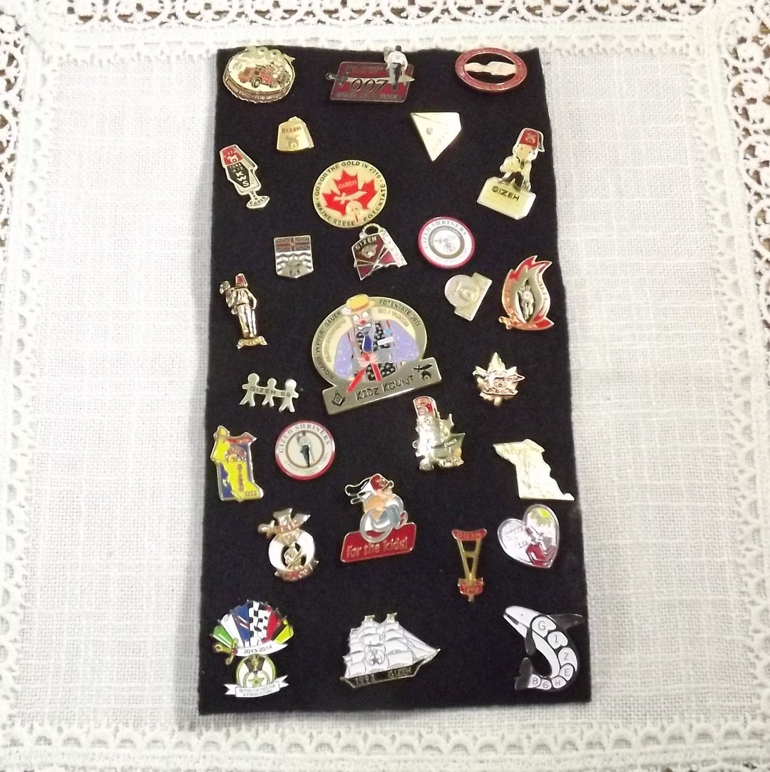 Vintage Masonic Shriners Pins Collection: 30+ Collectible Lapel Pins - Etsy