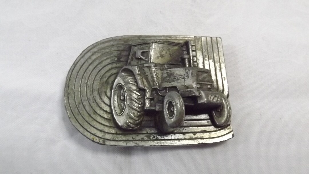 Distressed Co-op Implements Tractor Belt Buckle - Etsy