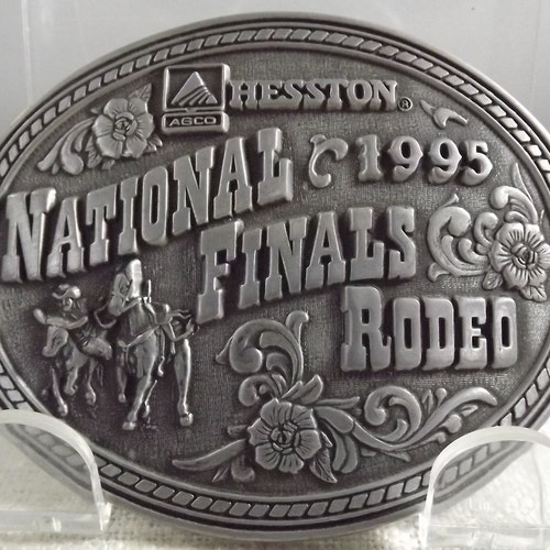 National Finals Rodeo NFR 1989 HESSTON Commemorative NIP Belt - Etsy
