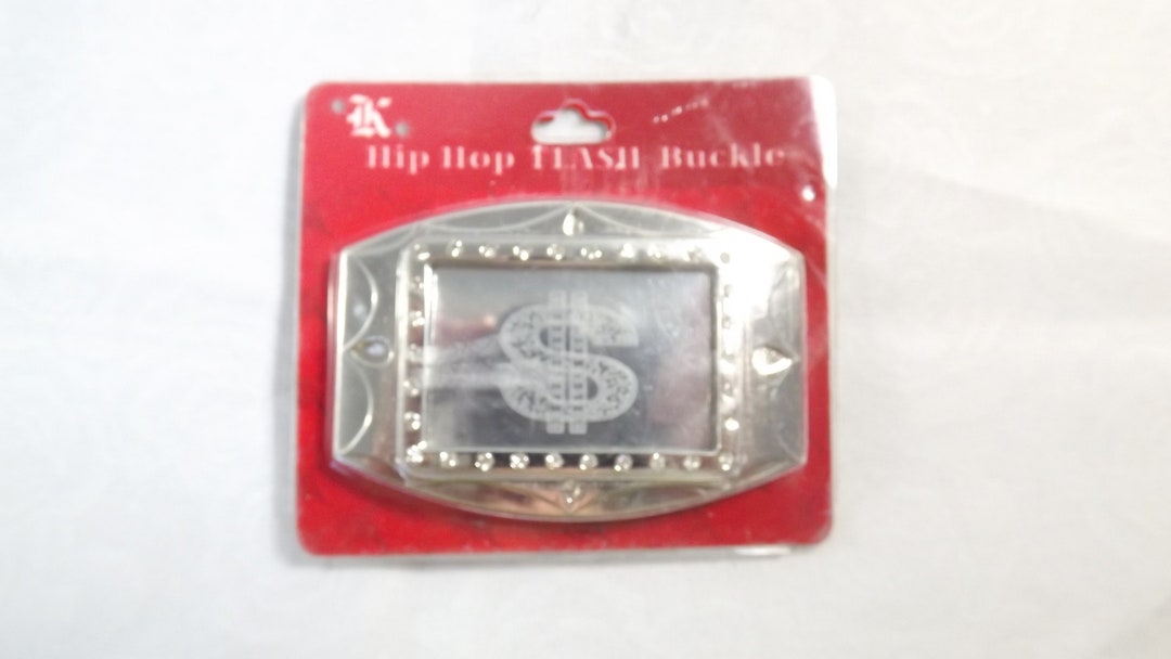 Hip Hop Flash Belt Buckle NOS in the Original Package, Dollar Sign ...