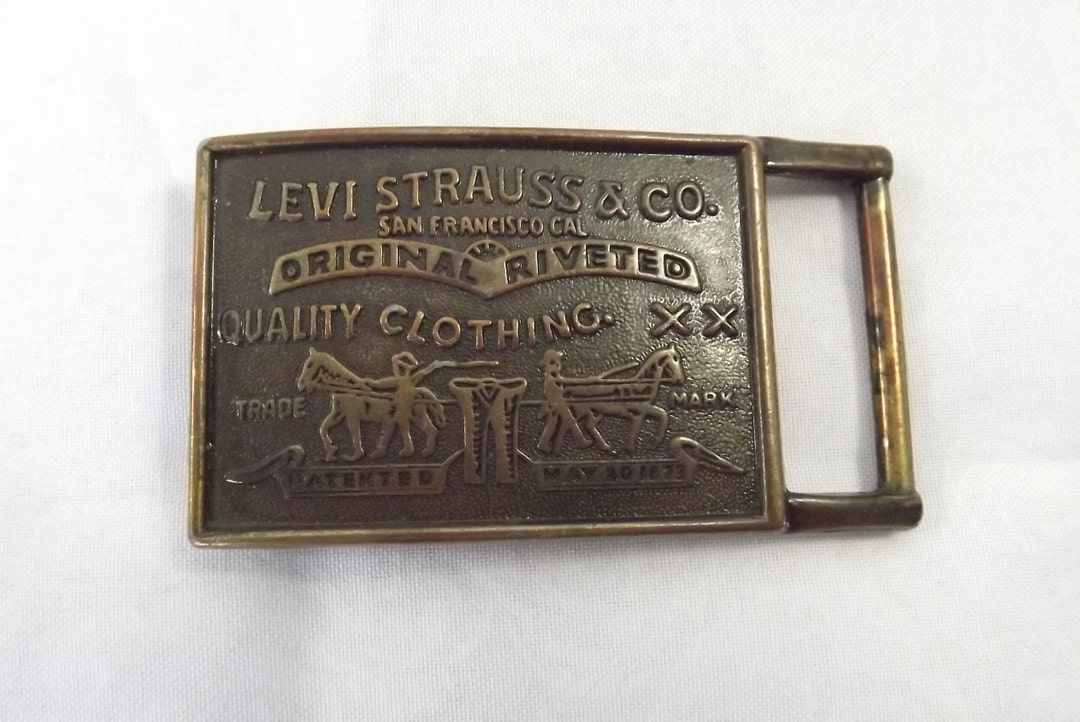 Levi Strauss & Co. Belt Buckle, Advertising Buckle - Etsy