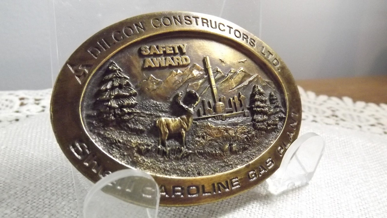 Dilcon Constructors Ltd. Belt Buckle Shell Gas Industry - Etsy