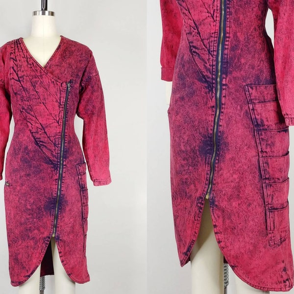 Acid Wash Dress - Etsy
