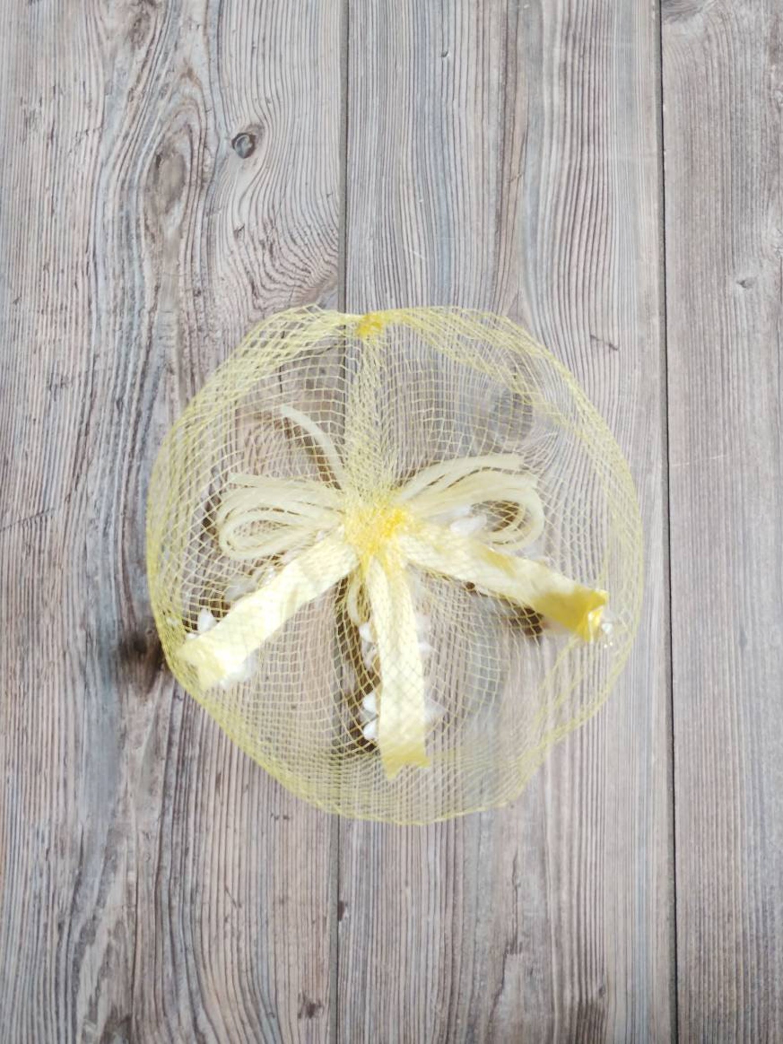 1950s Yellow Floral Net Topper Vintage 50s Veil Hat | Etsy