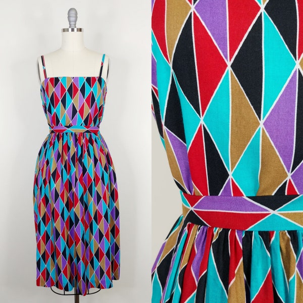 Harlequin Dress - Etsy