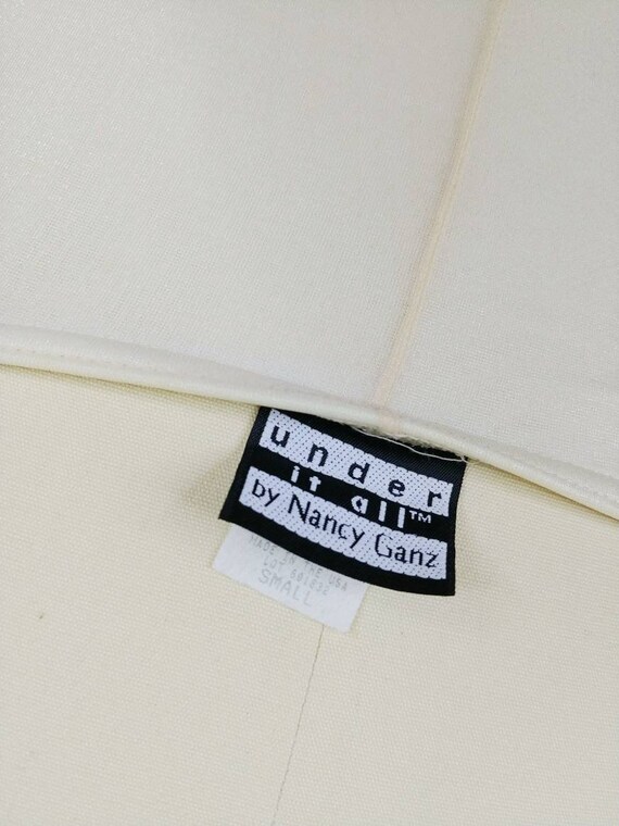 1990s Nancy Ganz Under It All Cream Underwire Shapewe… - Gem