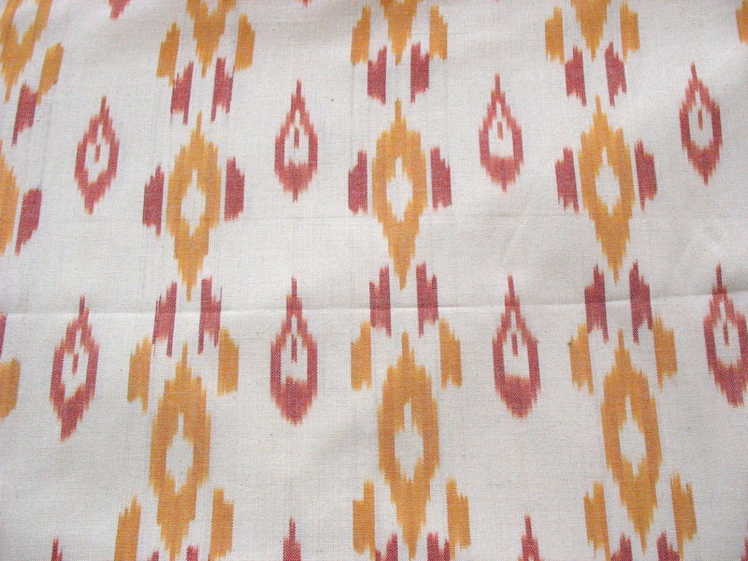 56" Wide Ikat Upholstery Fabric Medium Weight Ikat Fabric Yarn Dyed ...