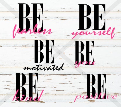 Be Series Bundle SVG SVG Cut File Religious Cut File - Etsy