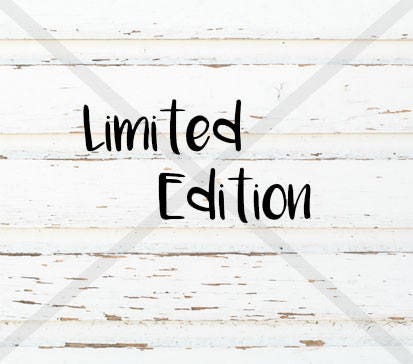Limited Edition SVG Cut File Limited Edition Silhouette Cut - Etsy