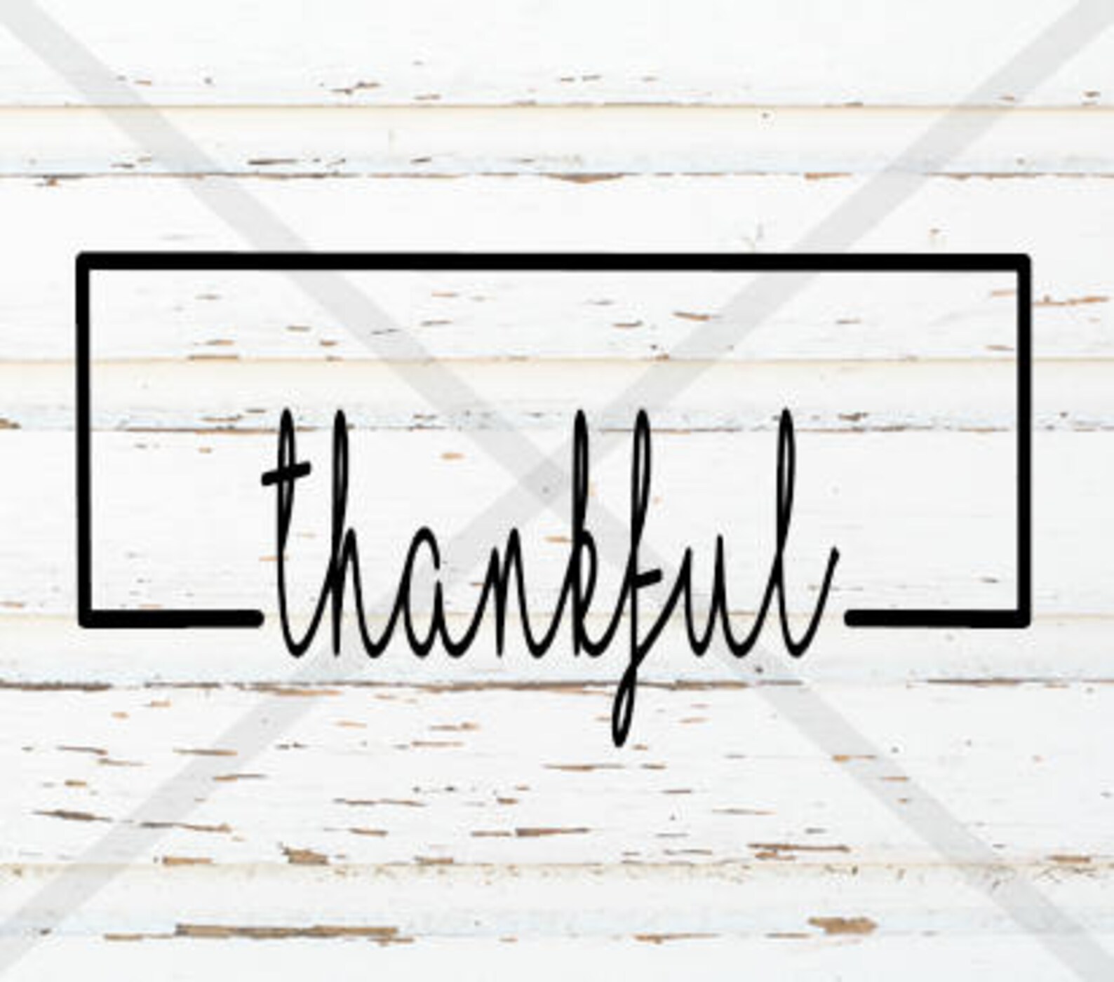 Thankful SVG Cut File, Thankful SVG, Blessed SVG, Thankful Silhouette ...