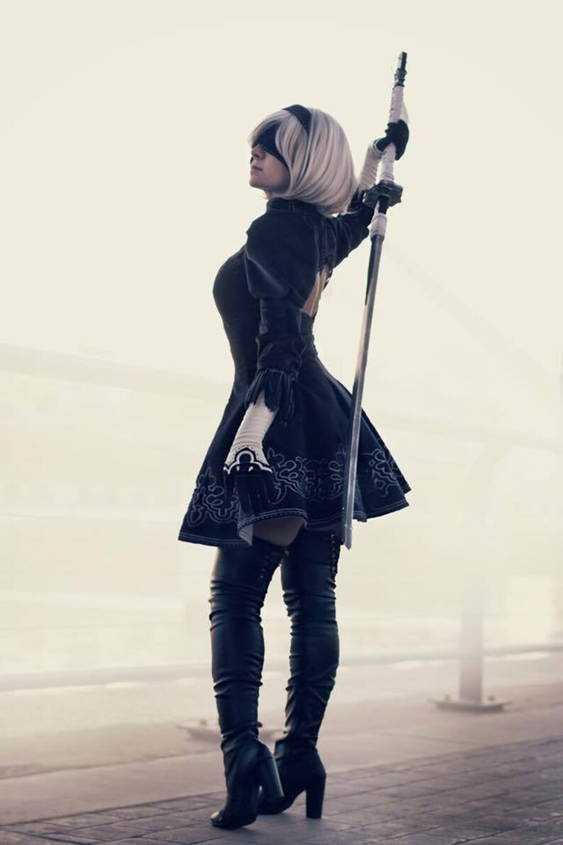 2b Nier Automata Cosplay Custom Made Costume Dress - Etsy