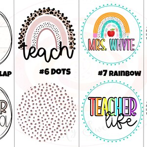 Teacher Lanyard Teacher Gift Custom Badge Lanyard - Etsy