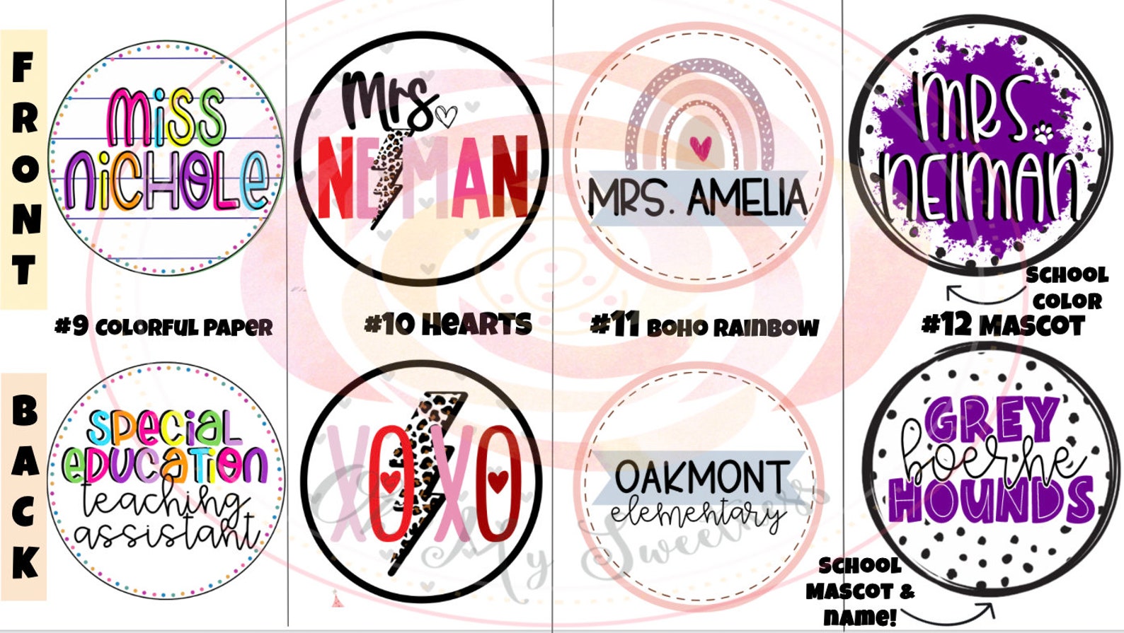 Teacher Lanyard Teacher Gift Custom Badge Lanyard - Etsy