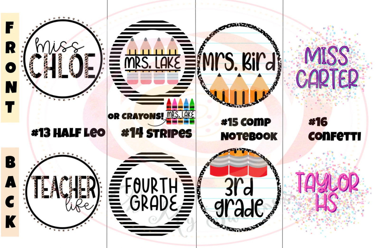 Teacher Lanyard, Teacher Gift, Custom Badge Lanyard, Personalized ...