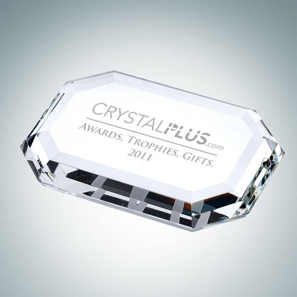 Crystal Paperweight - Etsy