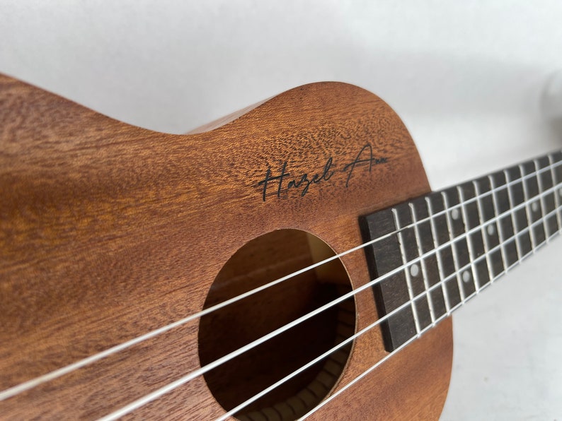 Custom Engraved Wooden Ukulele Handmade Uke Personalized - Etsy