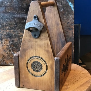 Custom Engraved Craft Beer Carrier Beverage Tote Craft Beer - Etsy