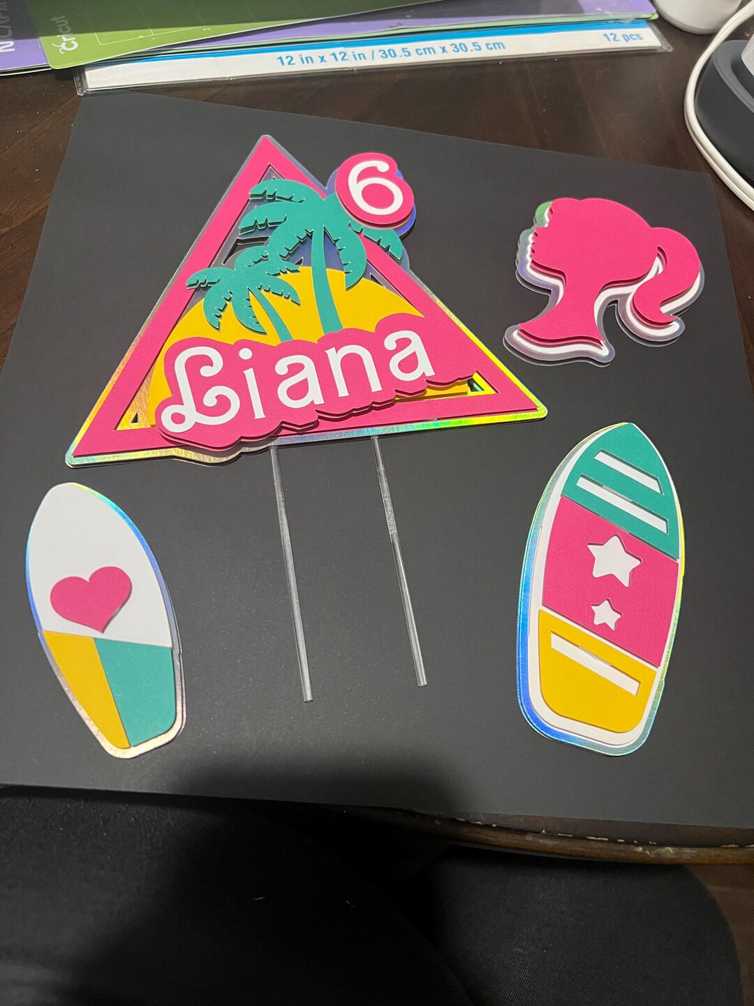 Barbie Cake Topper Set - Etsy