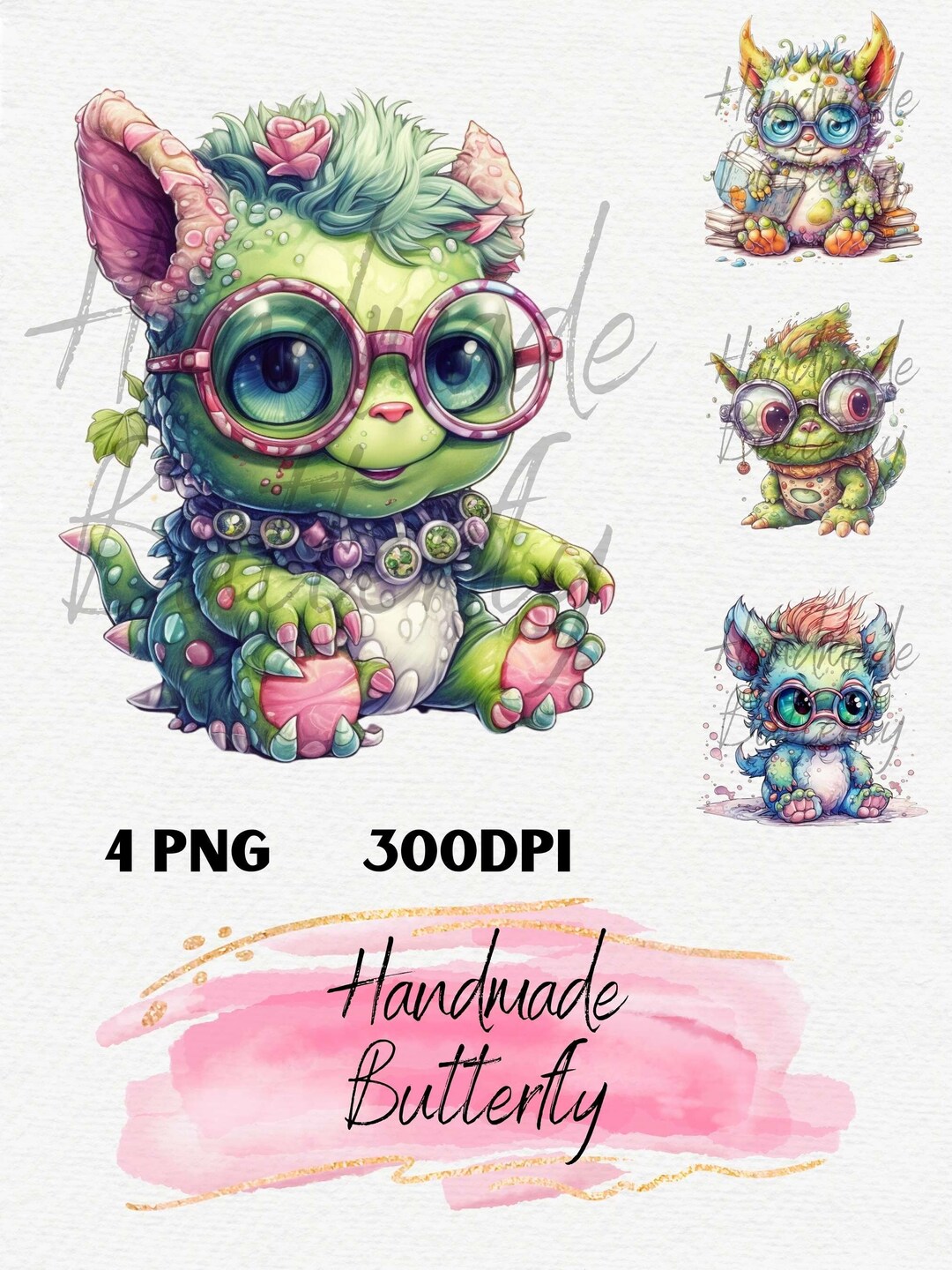 Monster Printable, Cute Adorable Print, Fantasy Creatures, Fantasy ...