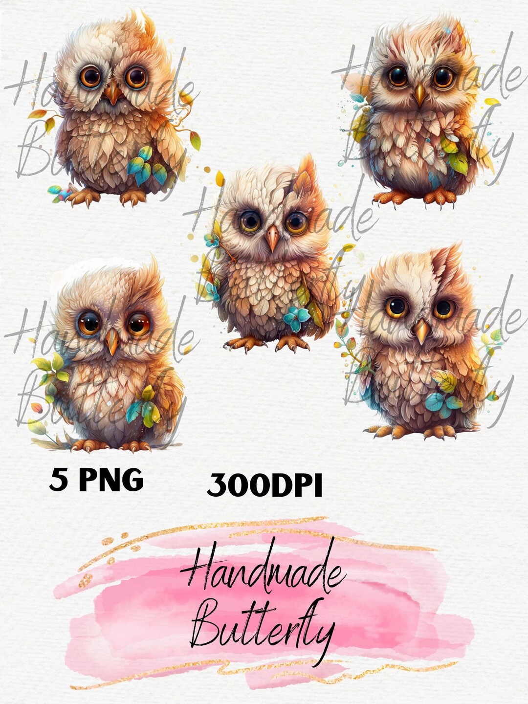 Baby Owl Print, Cute Adorable Owl Print, Printable Art, Nursery Decor ...