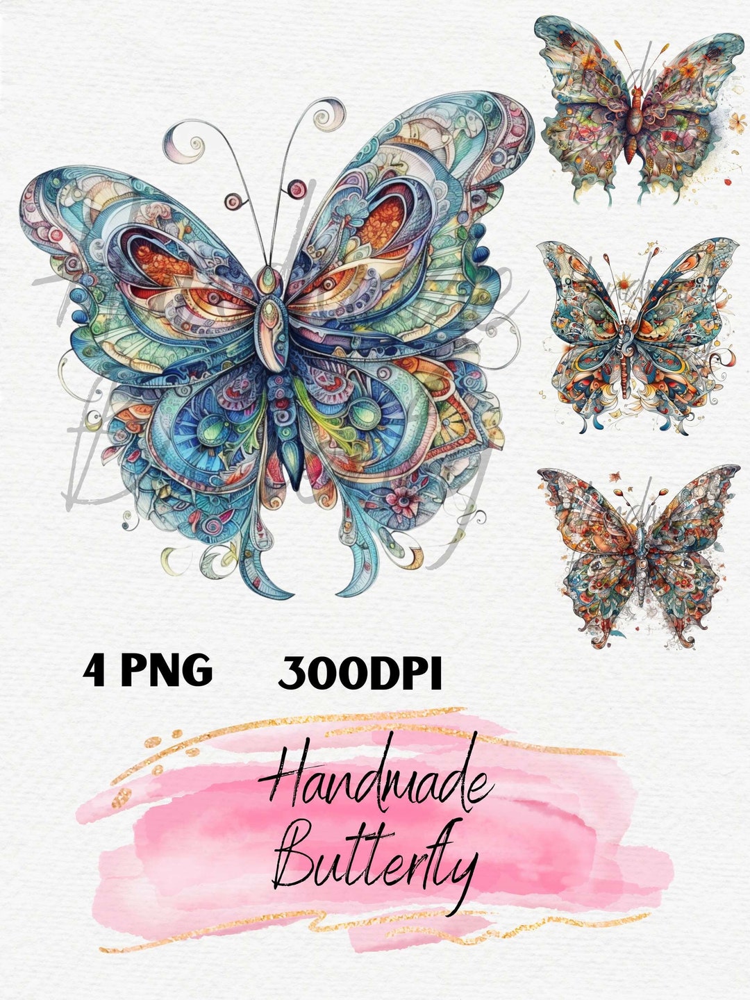 Butterfly Print, Printable, Cute Adorable Butterfly, Nursery Wall Decor ...