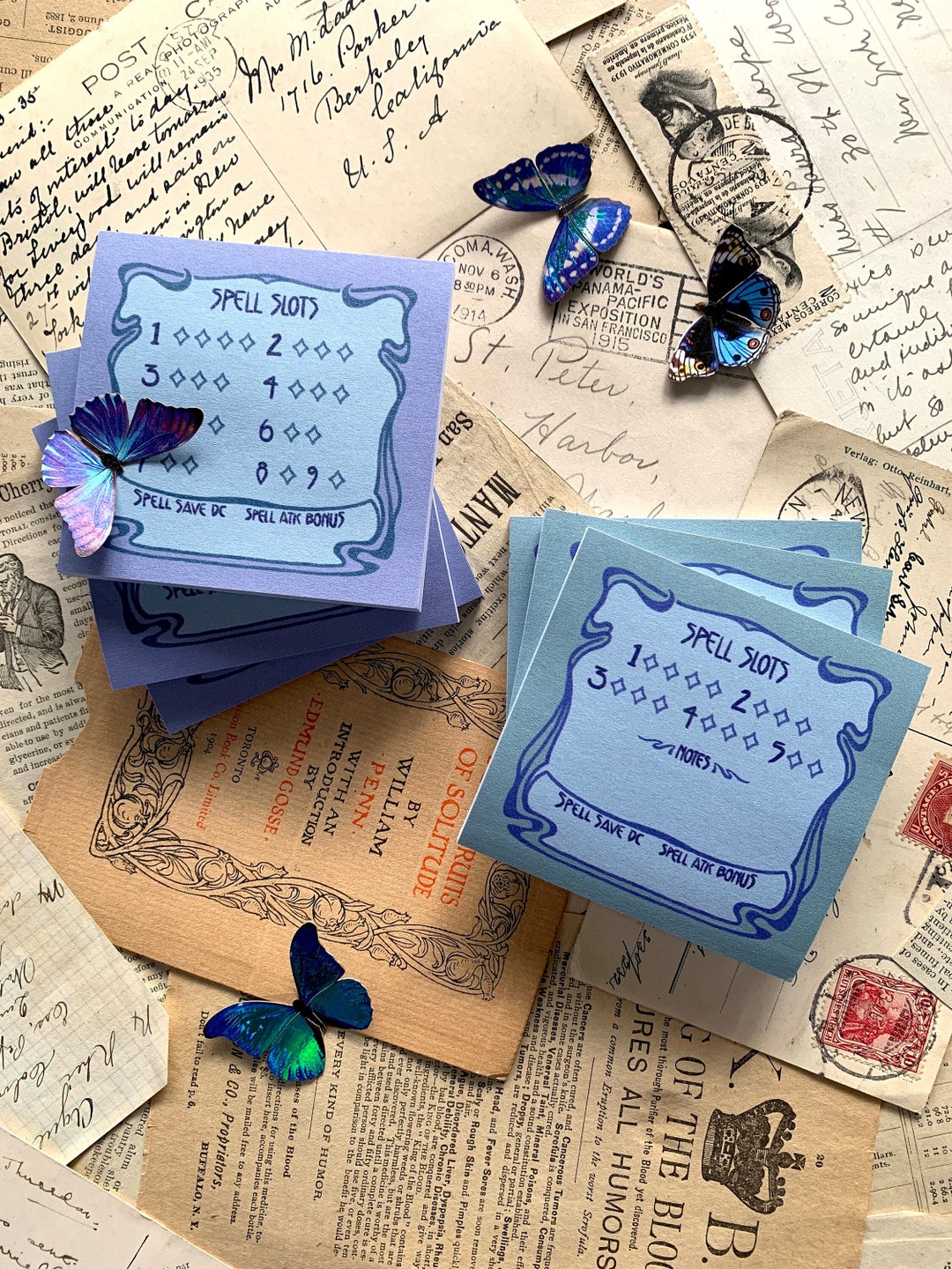 Spell Slots Sticky Notes, Ttrpg Sticky Note, Spell Slot Tracker, Spell ...